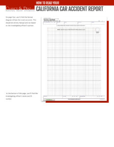 How to read your California car accident report | Clancy & Diaz, LLP